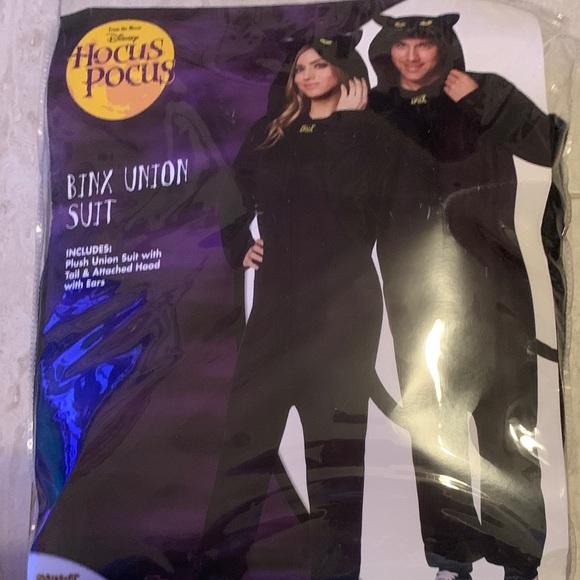 Disney | Pants & Jumpsuits | Disney Black Binx Union Suit | Poshmark
